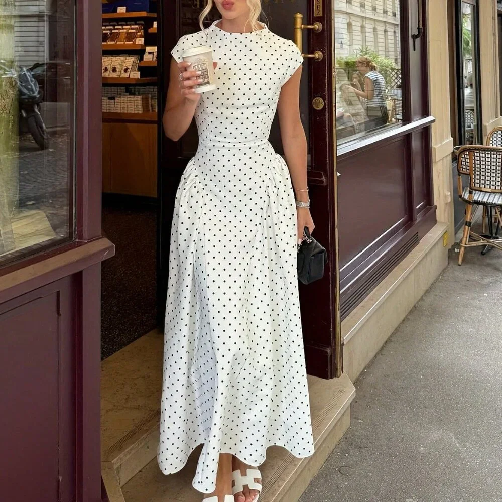 Dresses | White Elegant Womens Casual Floral Print Patchwork Party ...